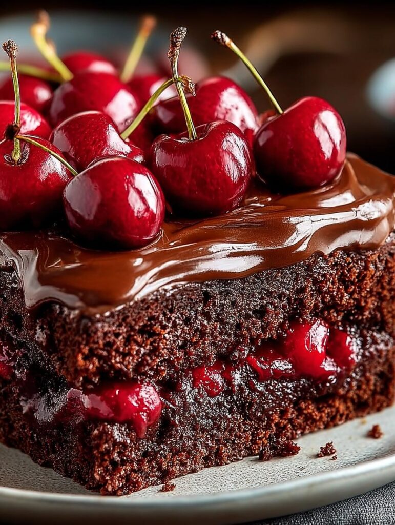 Irresistible Chocolate Cherry Cake: 5 Steps to Indulge - Recipes molly